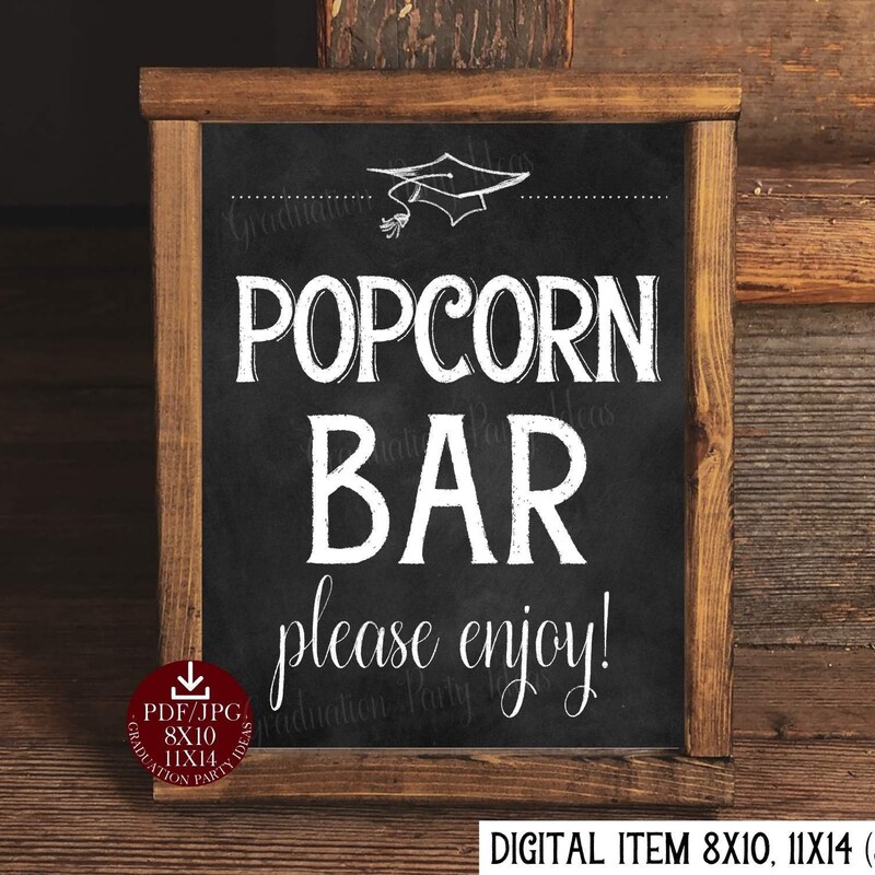 Popcorn Sign - Etsy