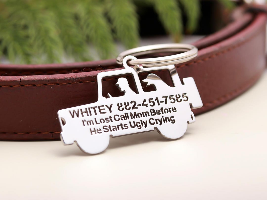 Custom Car Dog ID Tag: Stainless Steel off Road Pet Tag - Etsy
