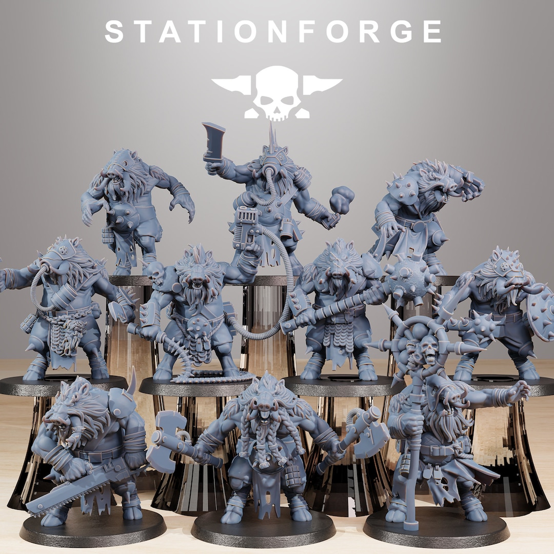 Corrupted Beasts - 10 Models - Station Forge - Etsy