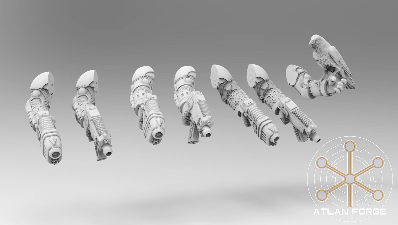 Asgardian Storm Priest - Single Model - 3 Models - Atlan Forge - Etsy