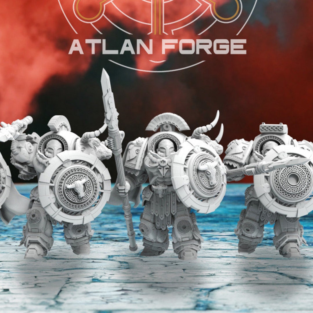 Minoan: Assault Myrmidons - Set of 5 - Atlan Forge - Etsy