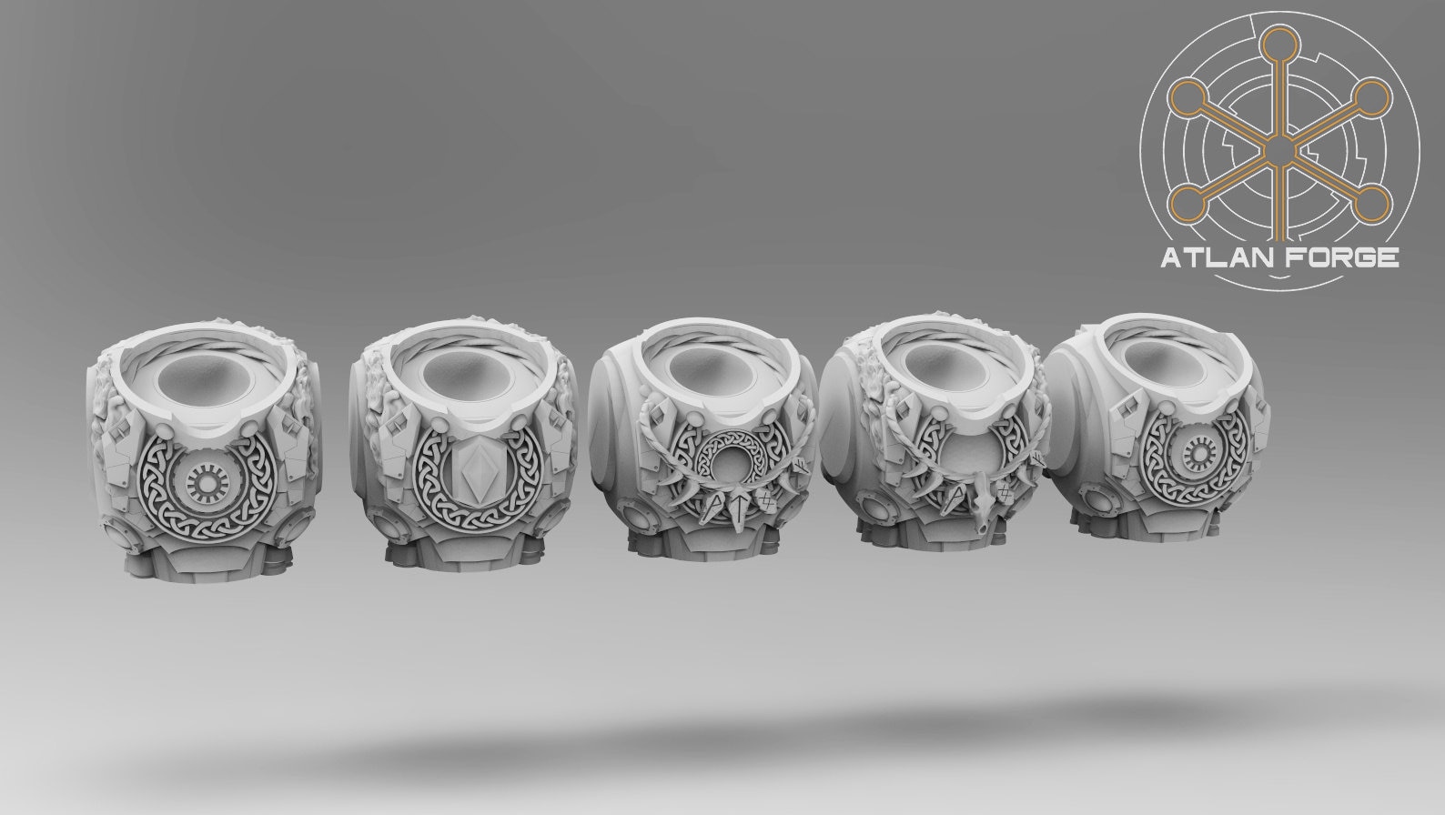 Asgardian Rangers Set of 5 Atlan Forge - Etsy