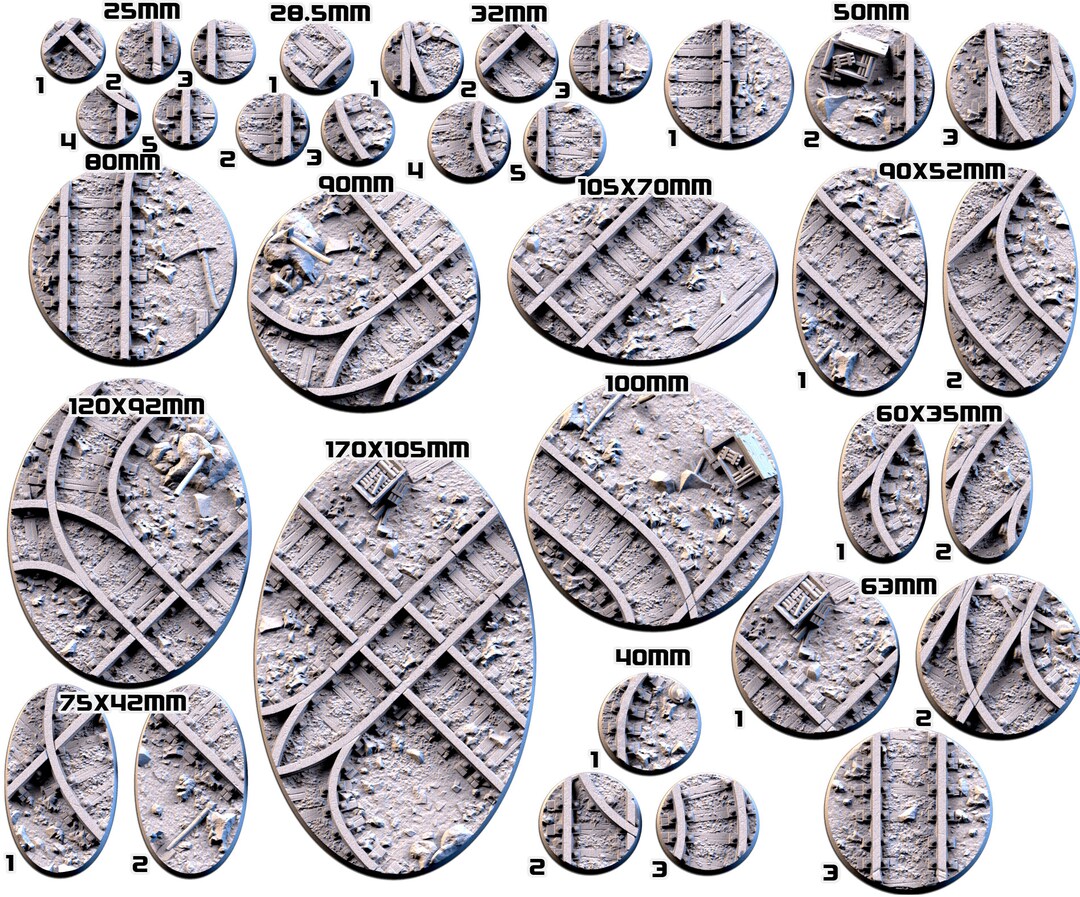 Mines - Multiple Sizes - Magnet Holes - Txarli Factory - Etsy