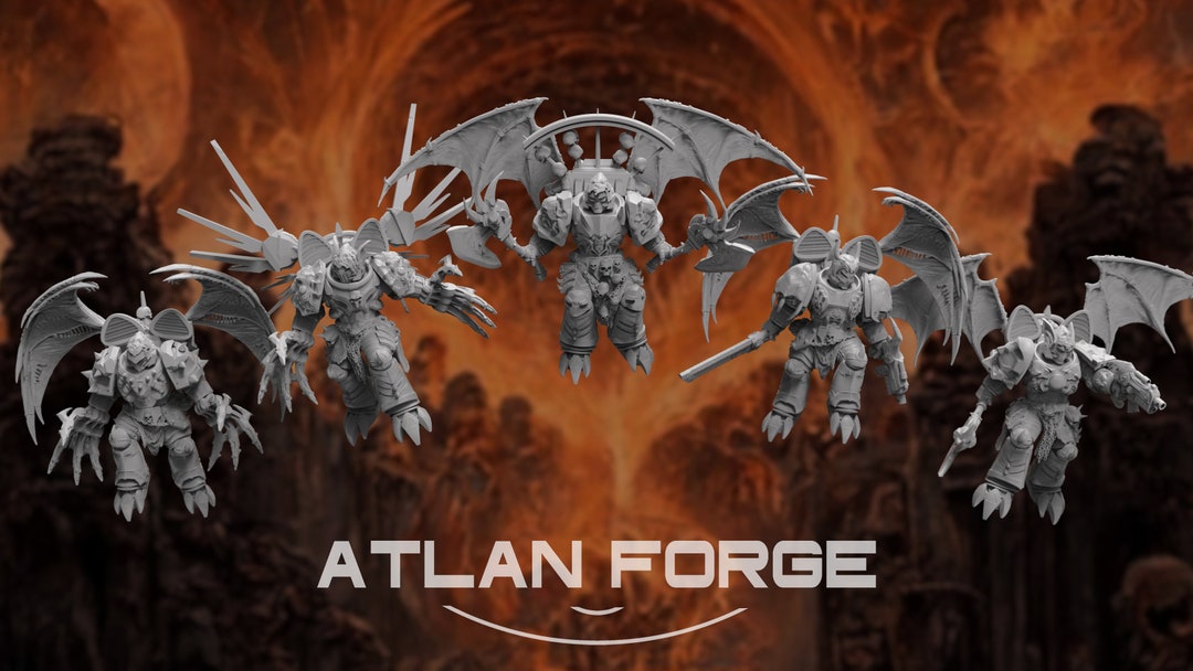 Nekramoroi: Spiridus "the Devils Messengers" - Set of 5 - Atlan Forge ...