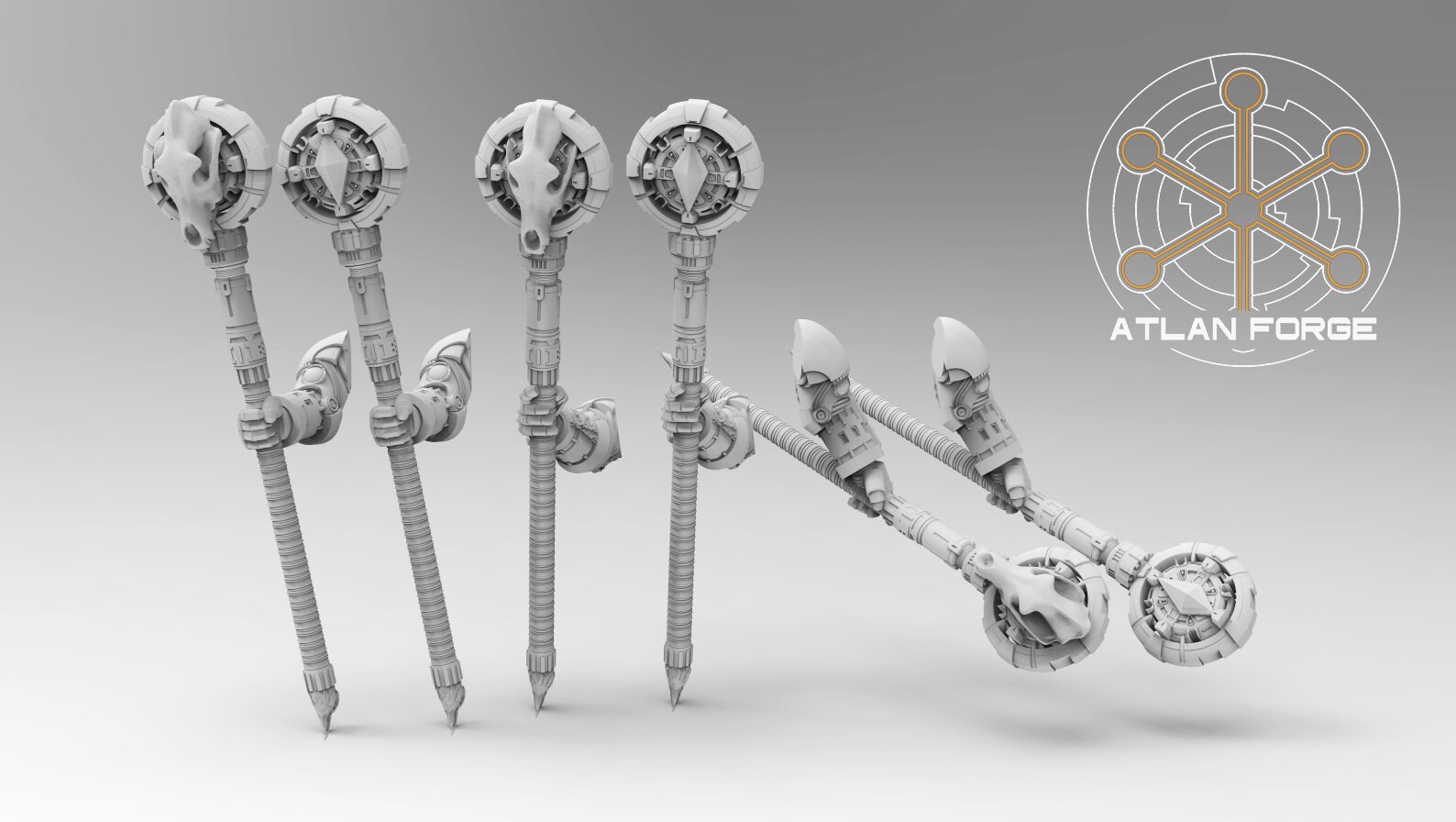 Asgardian Storm Priest Single Model 3 Models Atlan Forge - Etsy