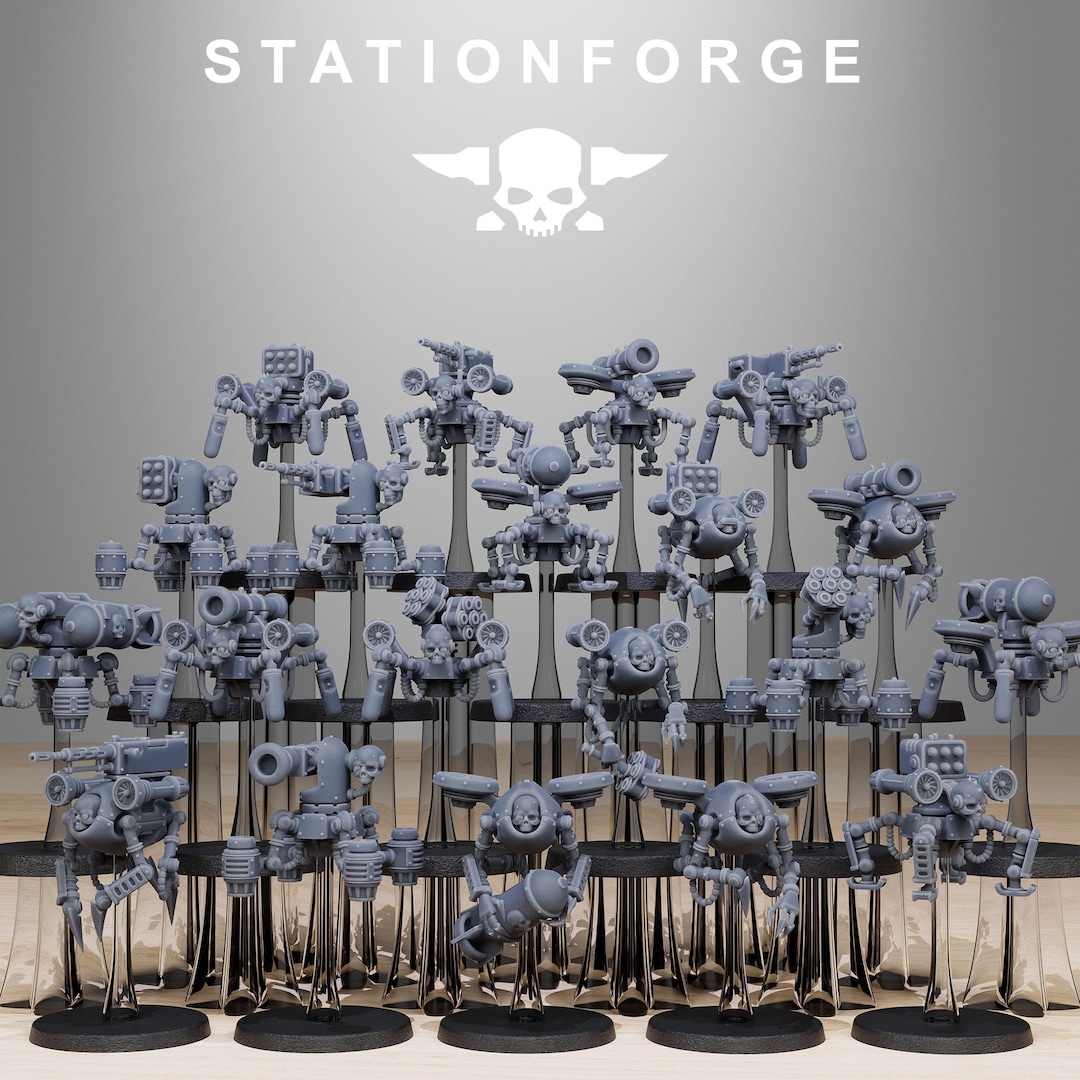 Scavenger: Drones - 20 Models - Station Forge - Etsy