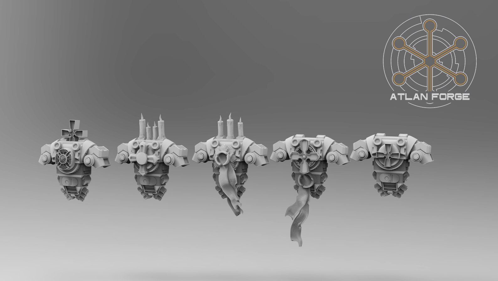 Knights Templar Sergeants 5 Models Atlan Forge - Etsy