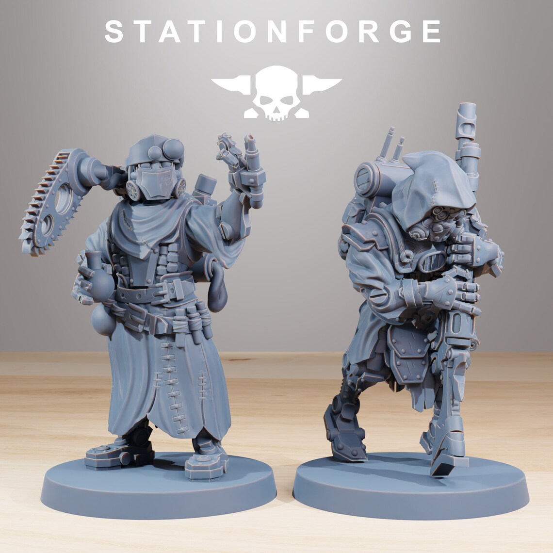 Scavenger: Wounded - 8 Models - Station Forge - Etsy