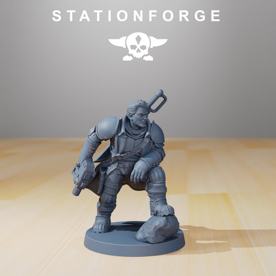 Grimguard: Colonel Mikhail Single Model Station Forge - Etsy