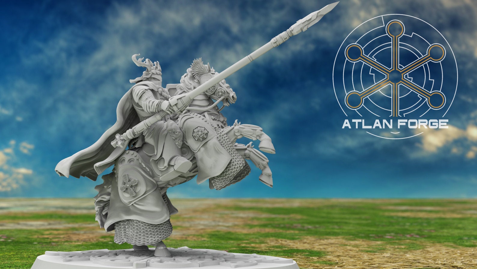 Knights Templar Lancers Fantasy Set of 3 Atlan Forge - Etsy Australia