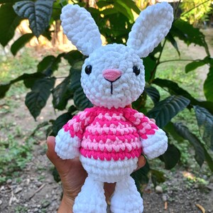 Chunky Yarn Bunny Rabbit Crochet Pattern – Soft Amigurumi Bunny Toy ...