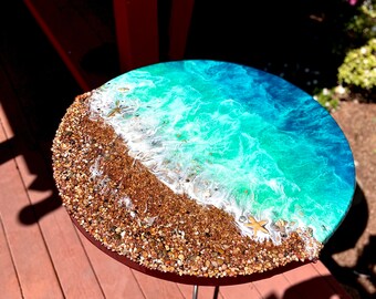 Ocean End Table - Etsy