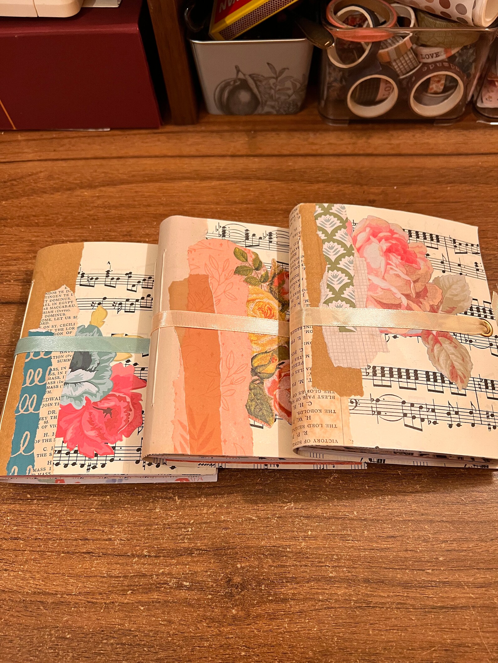 Handmade Junk Journal | Small Journal | Floral Junk Journal - Etsy