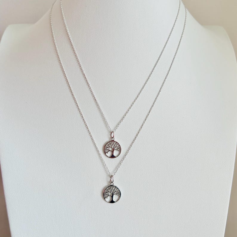 Sterling Silver Tree of Life Necklace - Etsy UK