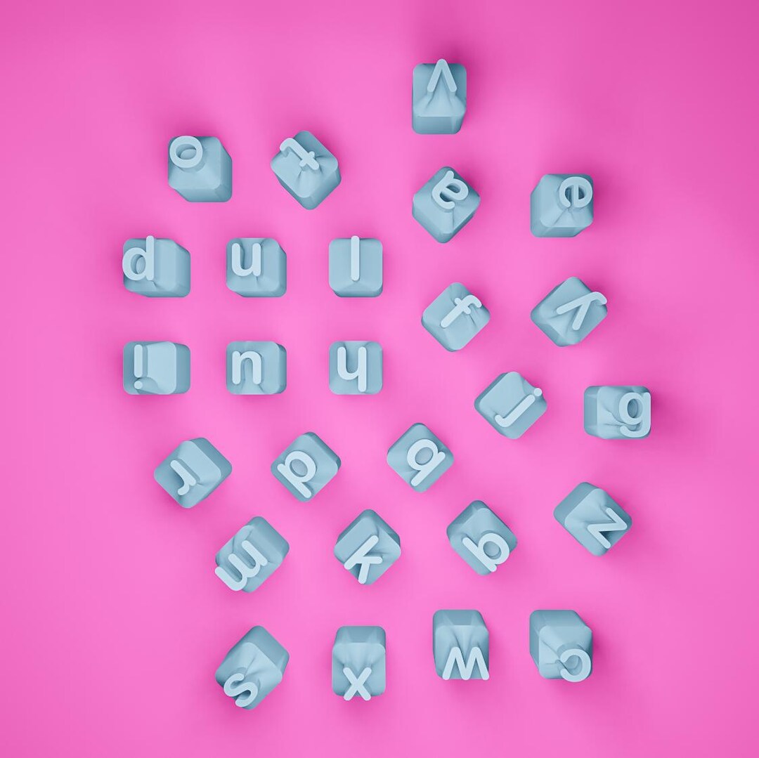 Lowercase Alphabet Clay Stamps | Alphabet Letter Stamps | Polymer Clay ...