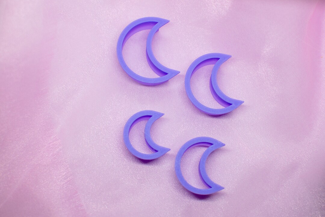 Moon Polymer Clay Cutter Half Moon Shape Boho Cutter - Etsy