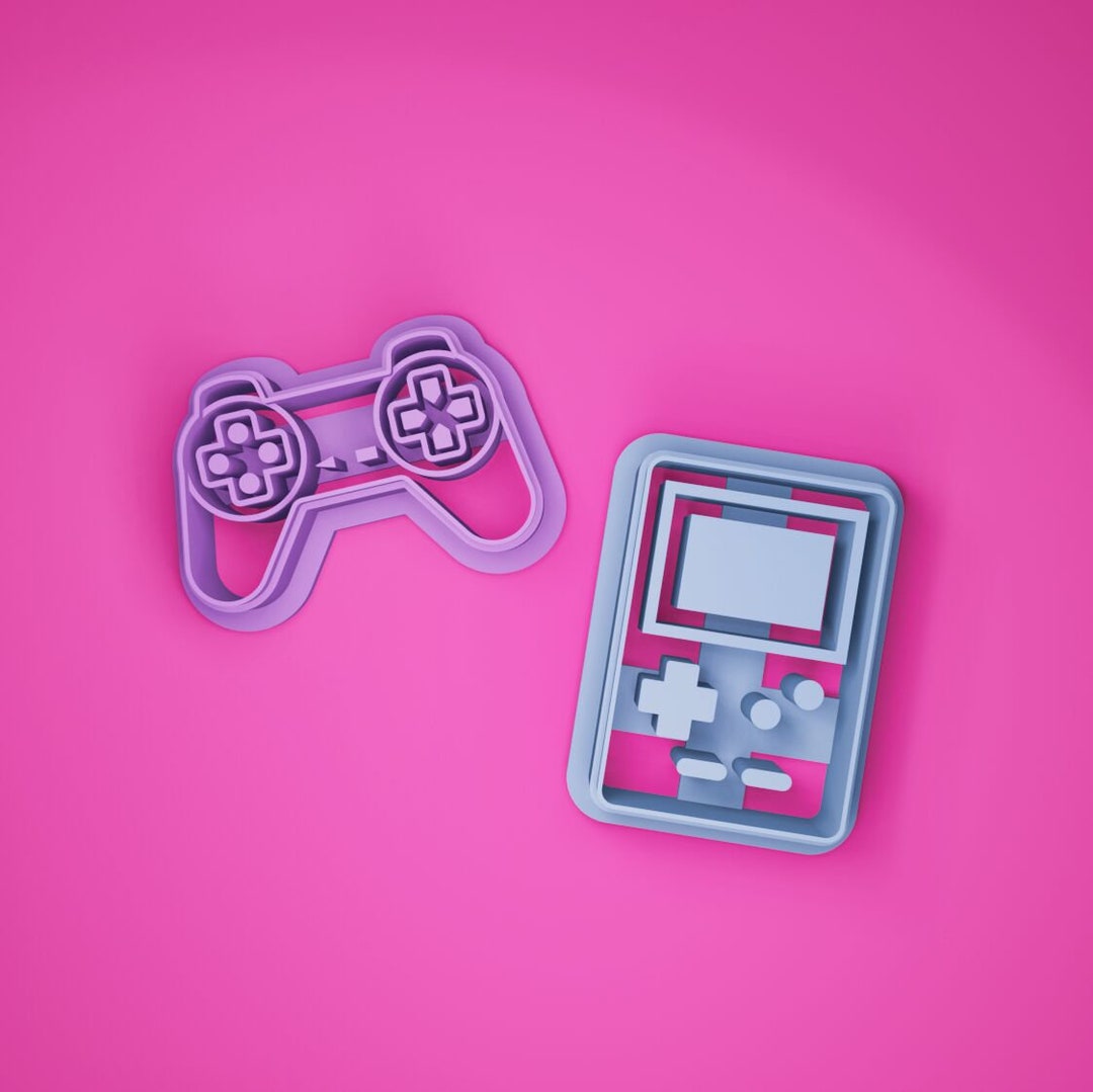 Gaming Videogame Polymer Clay Cutter Game Controller Clay Cutter Stud Cutter Retro Cutter ...