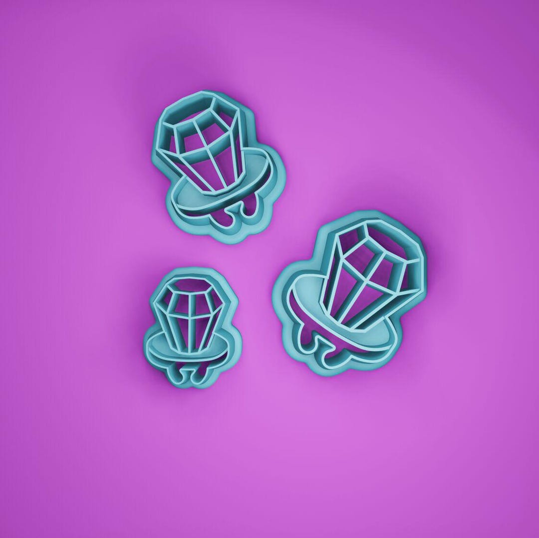 Ring Pop Sucker Clay Cutter Retro Nostalgia Clay Cutter Embossed Cutter ...