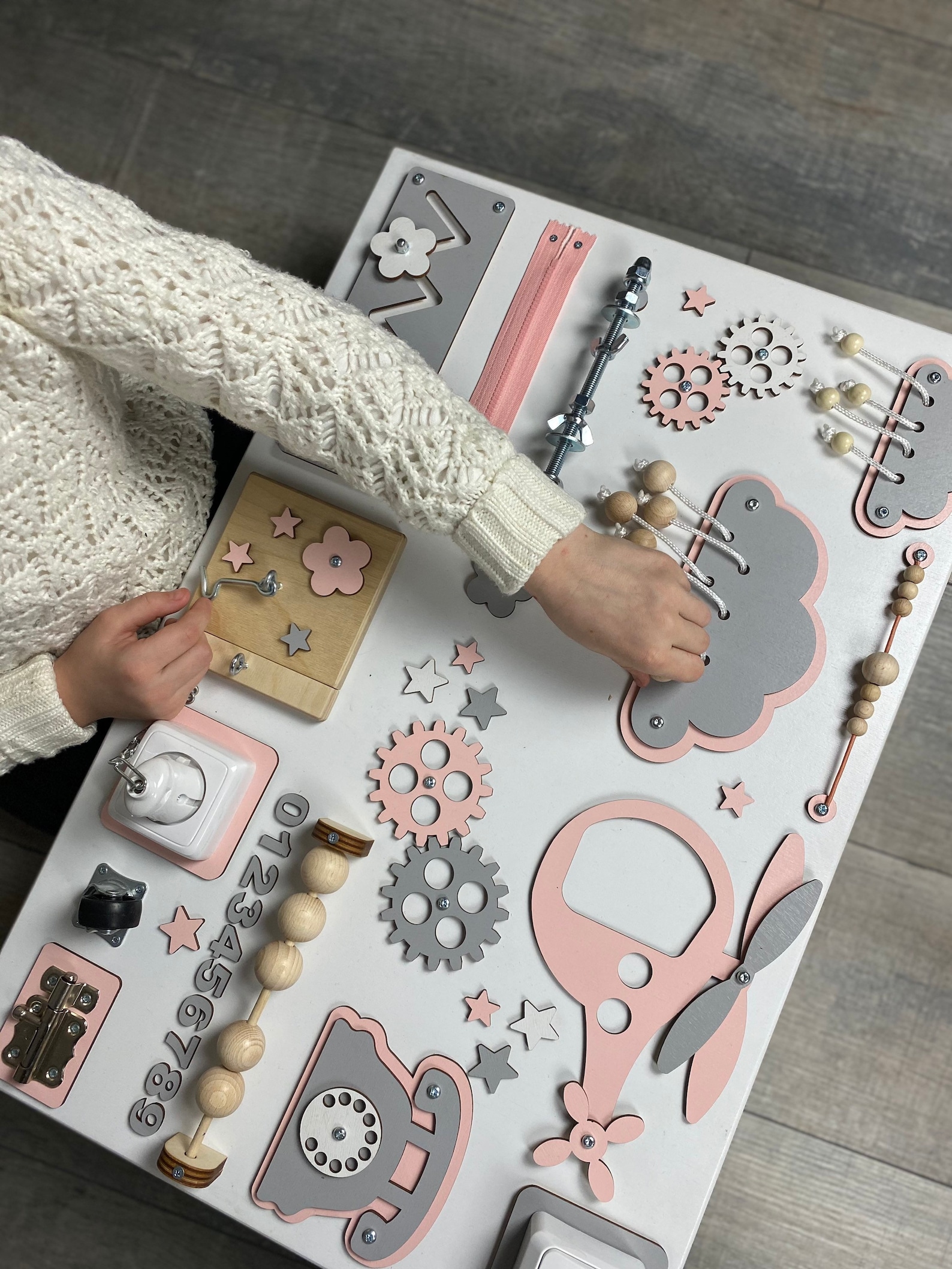 Toddler Educational Busy Board Fidget Board Montessori Busy - Etsy