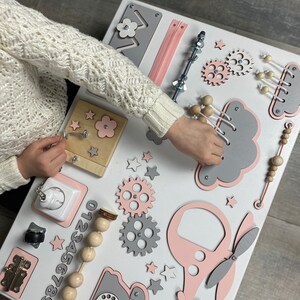 Toddler Educational Busy Board Fidget Board Montessori Busy - Etsy