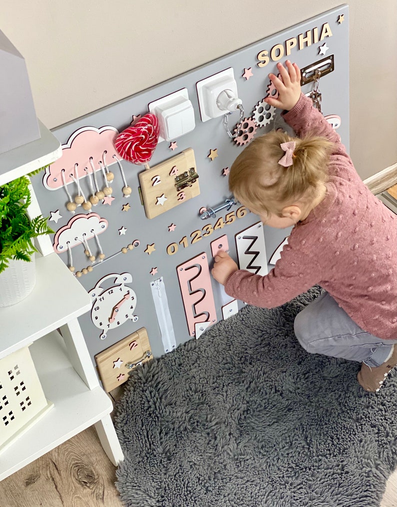 Activity Board for Toddlerbusy Board Fast Shipping Fidget - Etsy