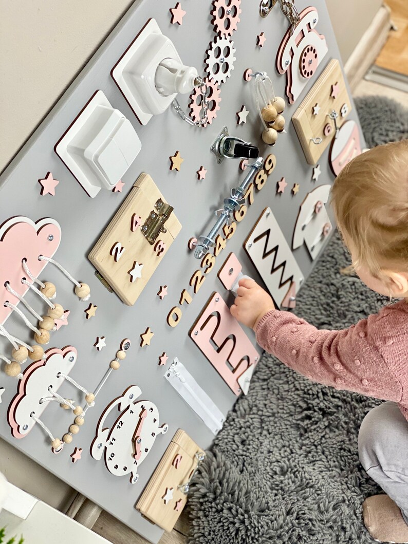 Personalized Busy Board for Toddler Activity Board | Etsy