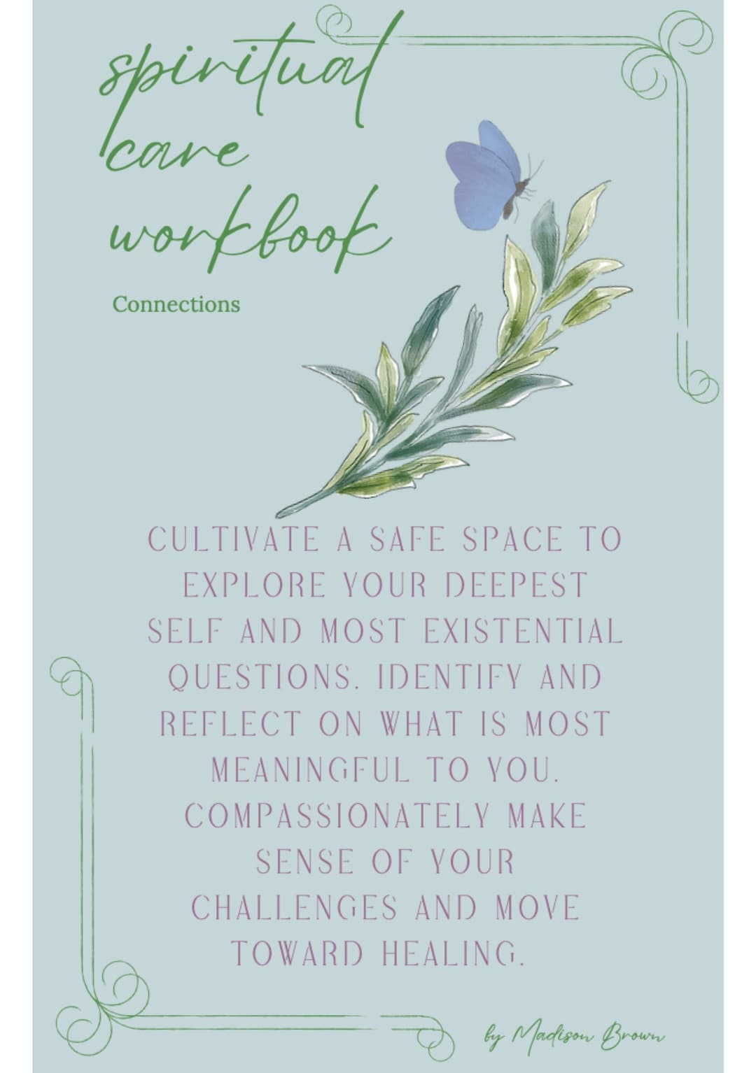 Spiritual Care Workbook: Connections - for Anyone - Meadow - Etsy
