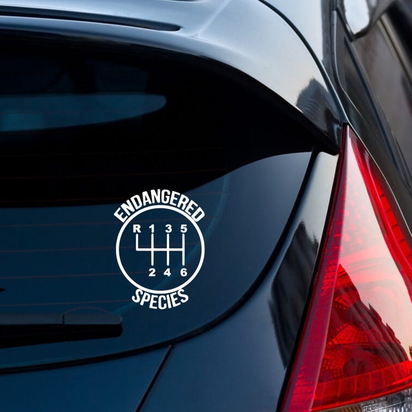 Manual Vehicle Sticker - Etsy