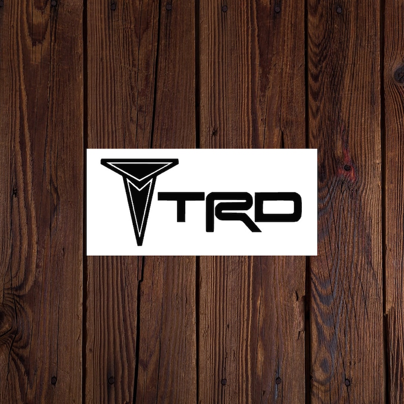 TRD Sticker Toyota Sticker for Car Bumper Sticker Toyota Car - Etsy