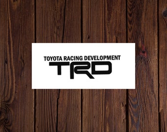 TRD Sport Toyota Racing Development Decals - Etsy
