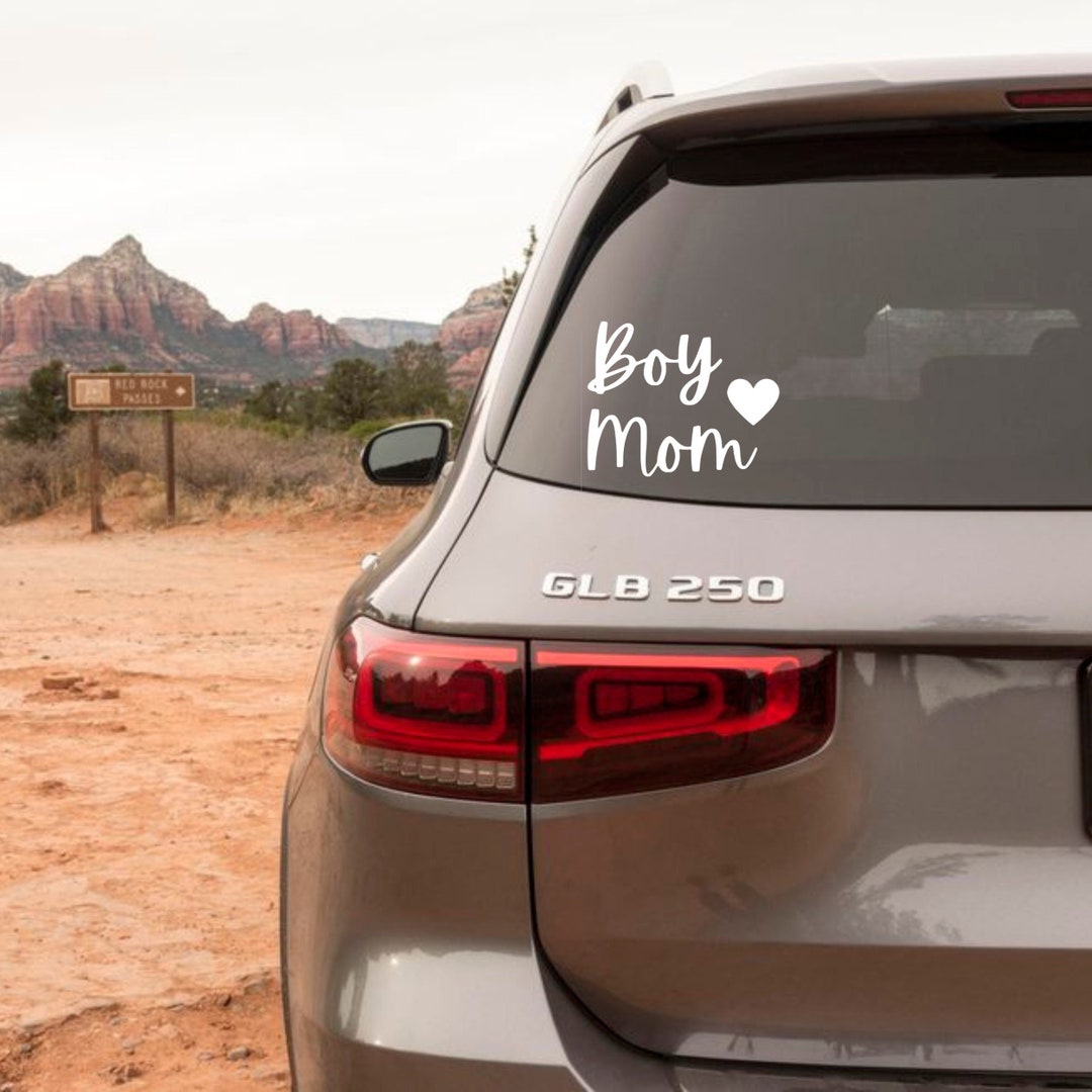 Boy Mom Sticker Bumper Sticker Boy Mom Sticker for Car Window Bumper ...