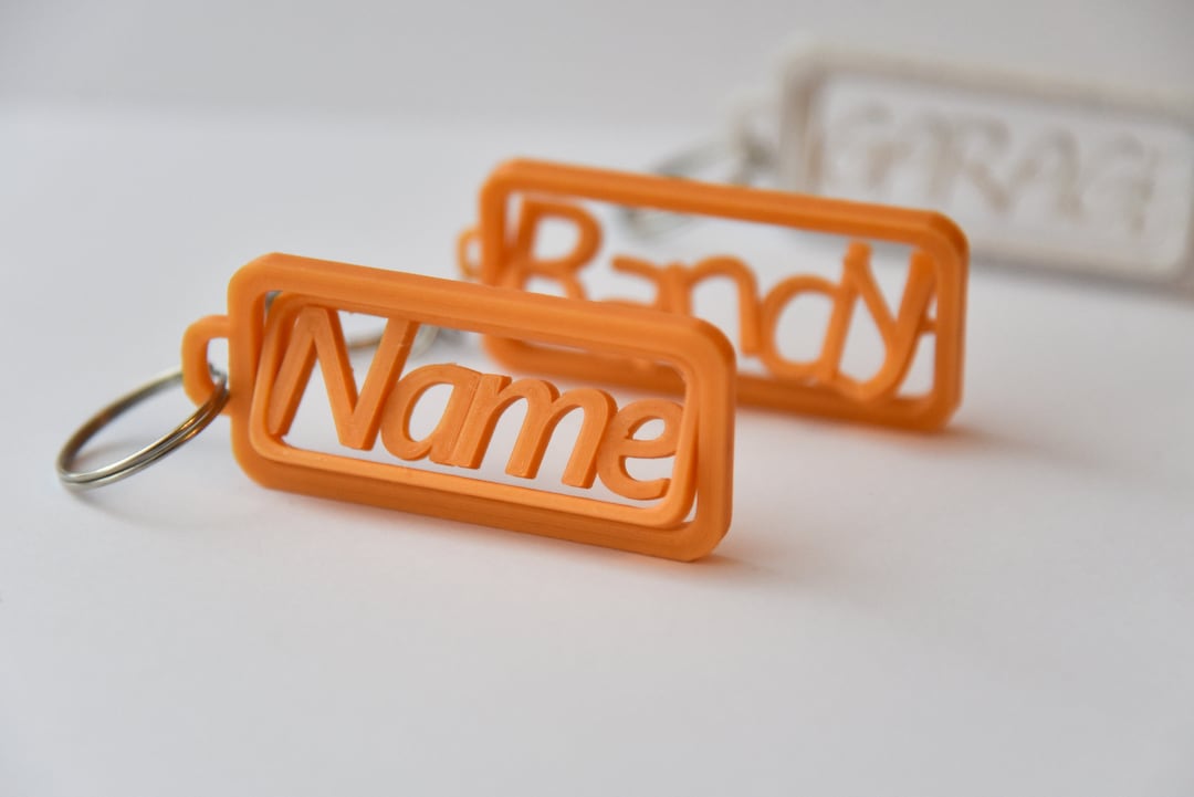 Personalized 3D Printed Keyring Custom Name Keychain, Unique Gifts ...