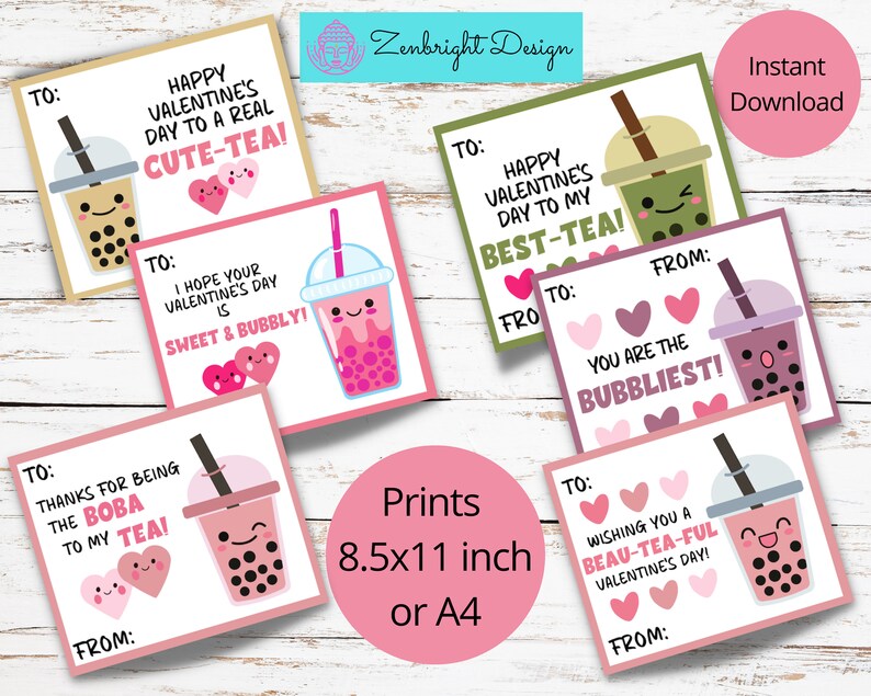 Kids Valentines, Printable Valentines, Kids Valentine's Day Cards ...