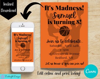 March Madness Party Invitation - Etsy