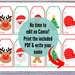 Editable Christmas Gift Tags, Pop It Christmas Gift Tags, Fidget Toy ...