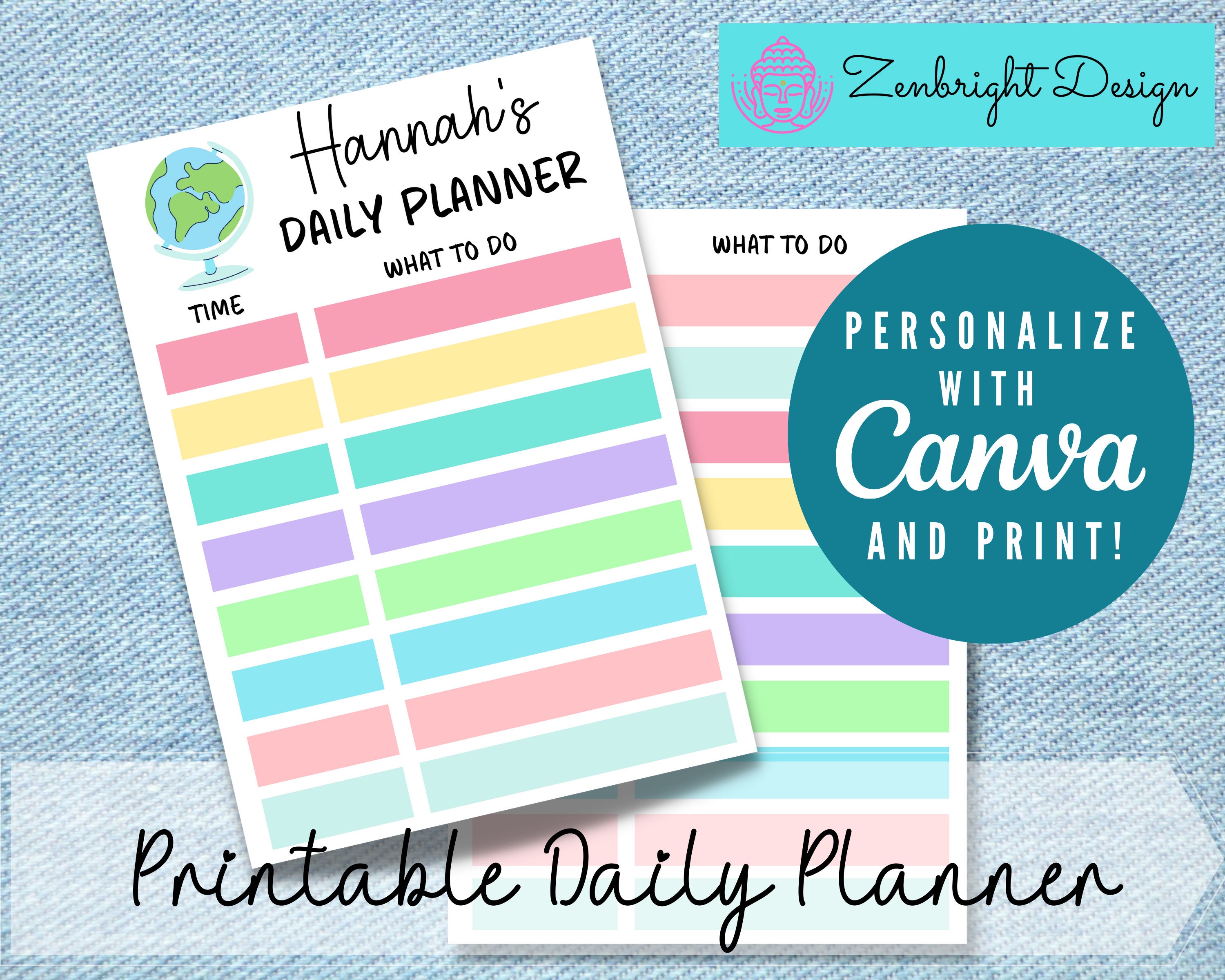 Homeschool Planner, Kids Daily Planner Printable, Daily Student Planner ...