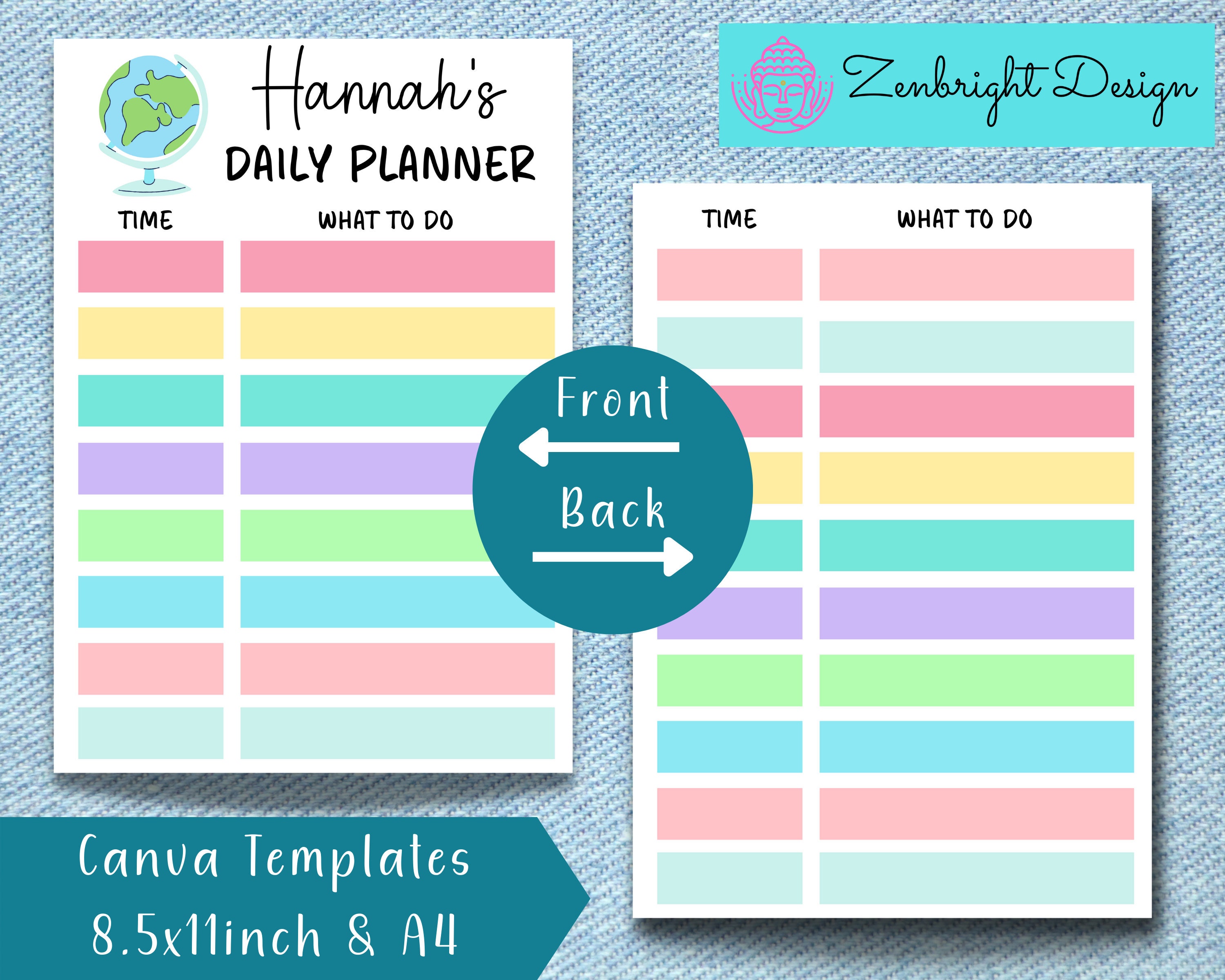 Homeschool Planner, Kids Daily Planner Printable, Daily Student Planner ...