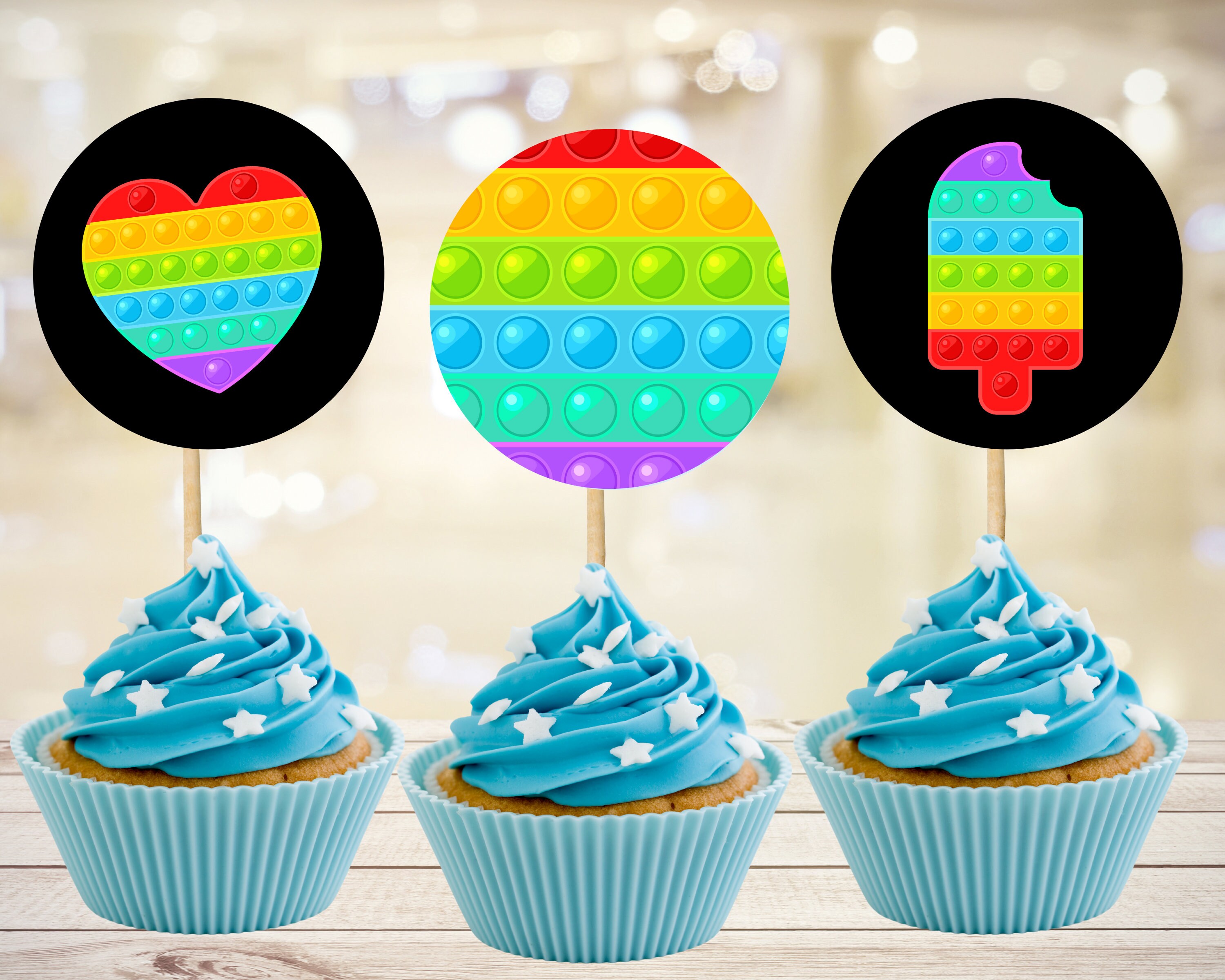 Pop It Birthday Party Invitation, Editable Pop It Invitation, Fidget ...