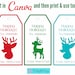 Editable Christmas Gift Tags, Tropical Christmas, Holiday Gift Tags ...