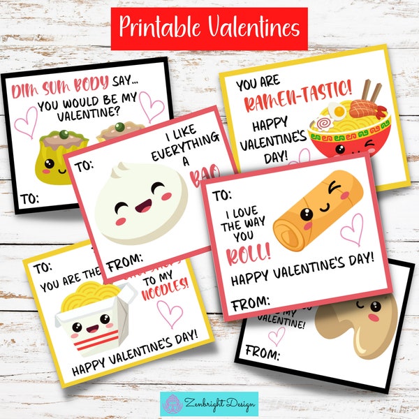 Printable Valentine - Etsy