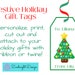 Editable Christmas Gift Tags, Pop It Christmas Gift Tags, Fidget Toy ...