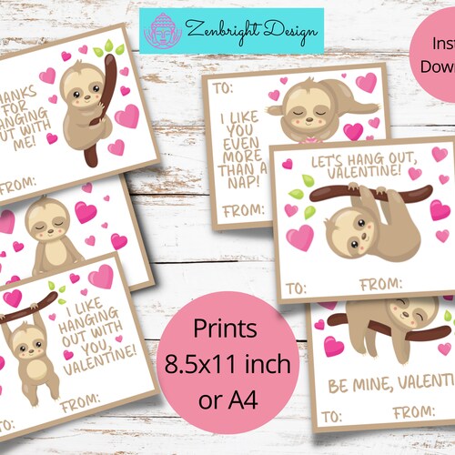 Christian Valentine's Day Cards for Kids Watercolor - Etsy