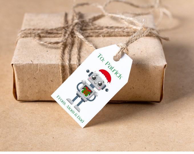 Editable Christmas Gift Tags, Pop It Christmas Gift Tags, Fidget Toy ...