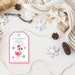 Editable Christmas Gift Tags, Tropical Christmas, Holiday Gift Tags ...