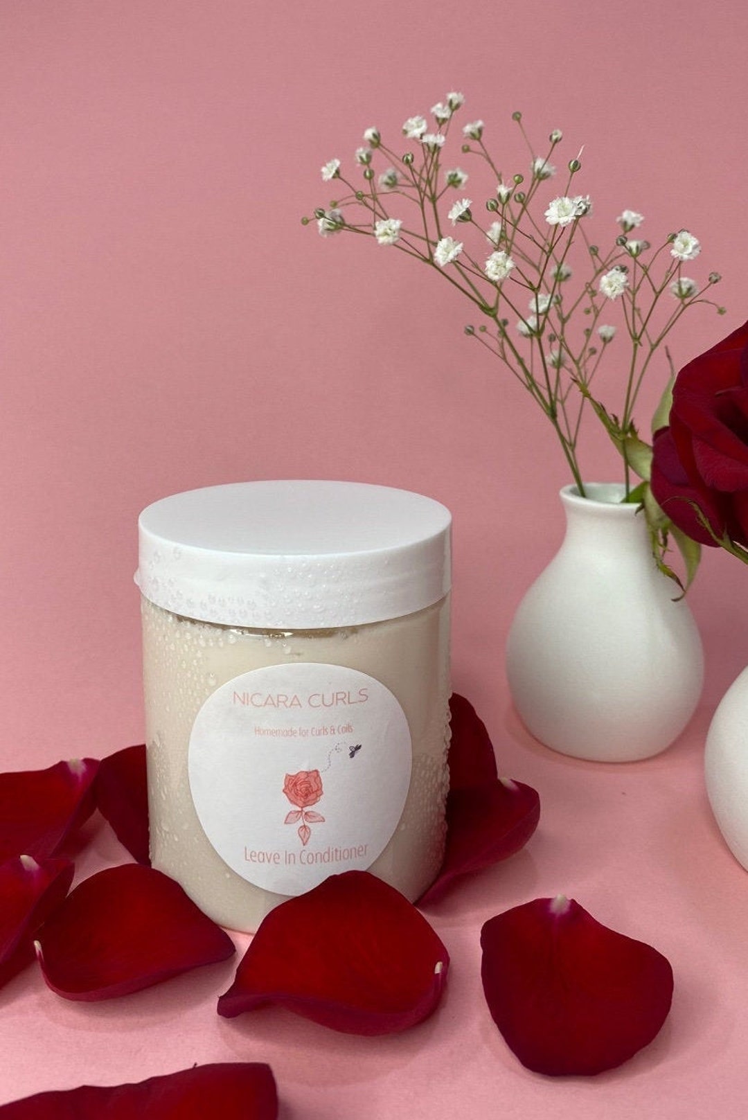 Rose Water Leave in Conditioner - Etsy