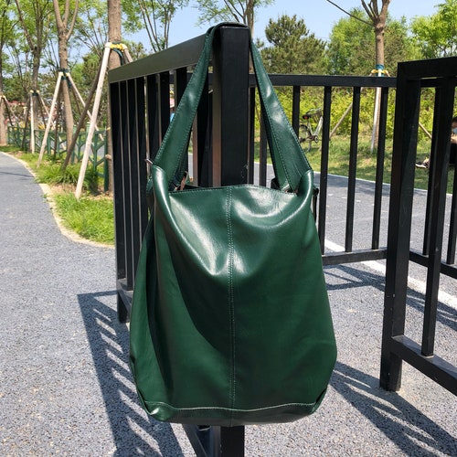 Large Soft Women Leather Tote Women Shoulder Bag Crossbody - Etsy