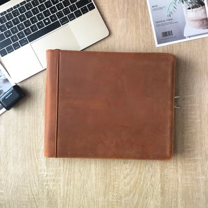 Custom 3 Ring Check Binder Portfolio -leather Check Binder With Zipper ...