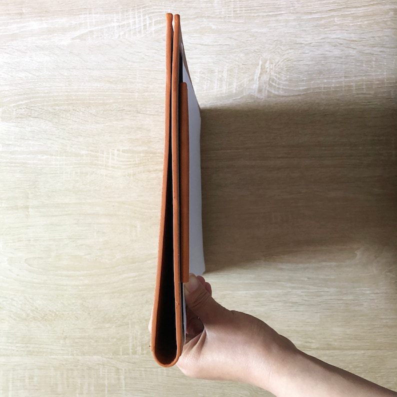 Personalized Vegan Slim Leather Portfolio Custom Padfolio - Etsy