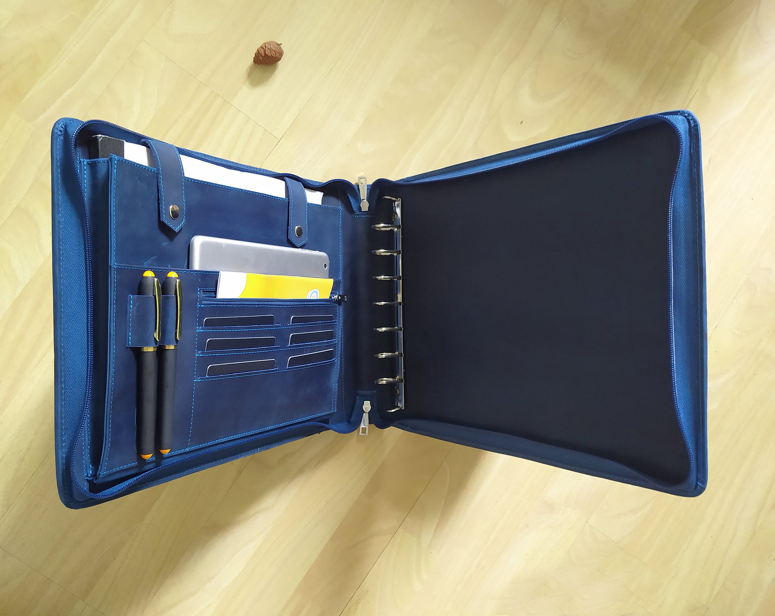 Business Check Book 7 Ring Binder for 3-up Business Size - Etsy