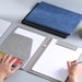 Personalized Vegan Slim Leather Portfolio, Custom Padfolio Folio for ...